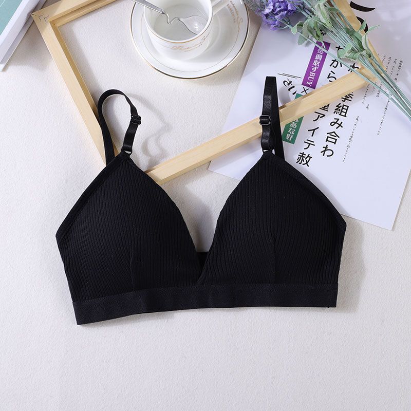 Best price for Girl's Triangular Cup Summer Thin Non Steel Rim Bra ...