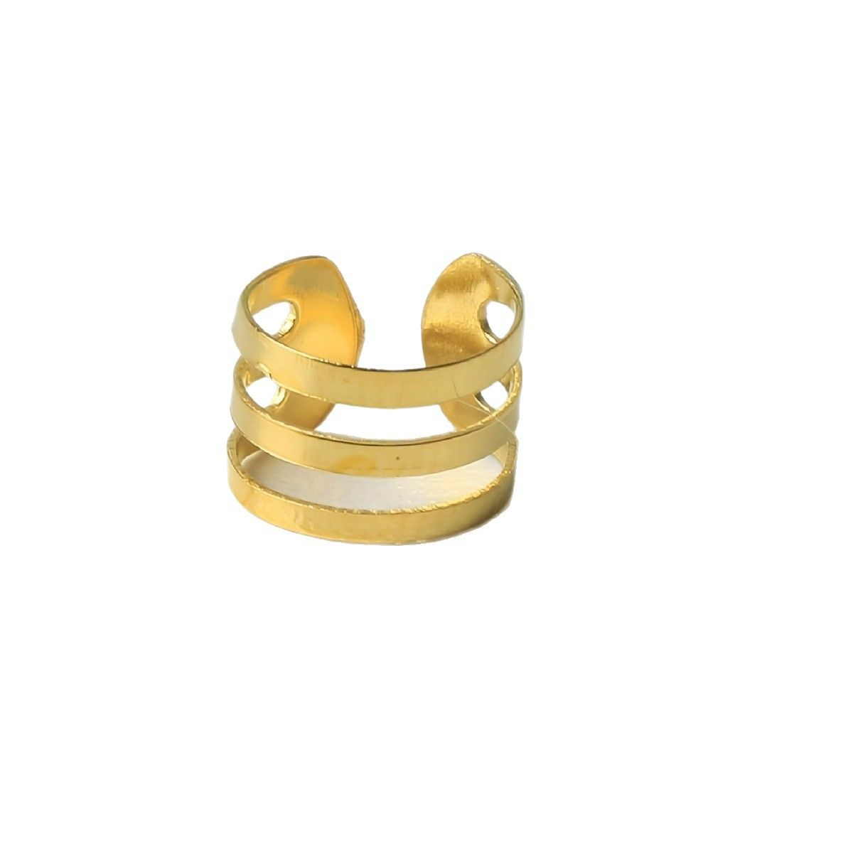 Best price for Ins style niche metal multi-layer open button ...