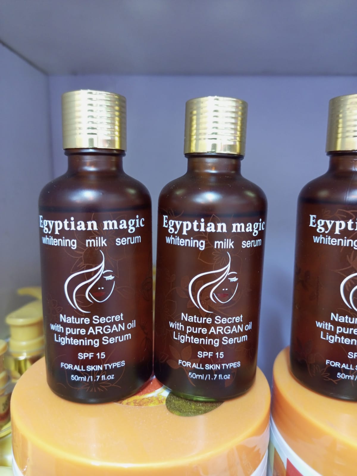 Best price for Egyptian magic whitening milk serum Nature secret with pure argan oil lightening ...
