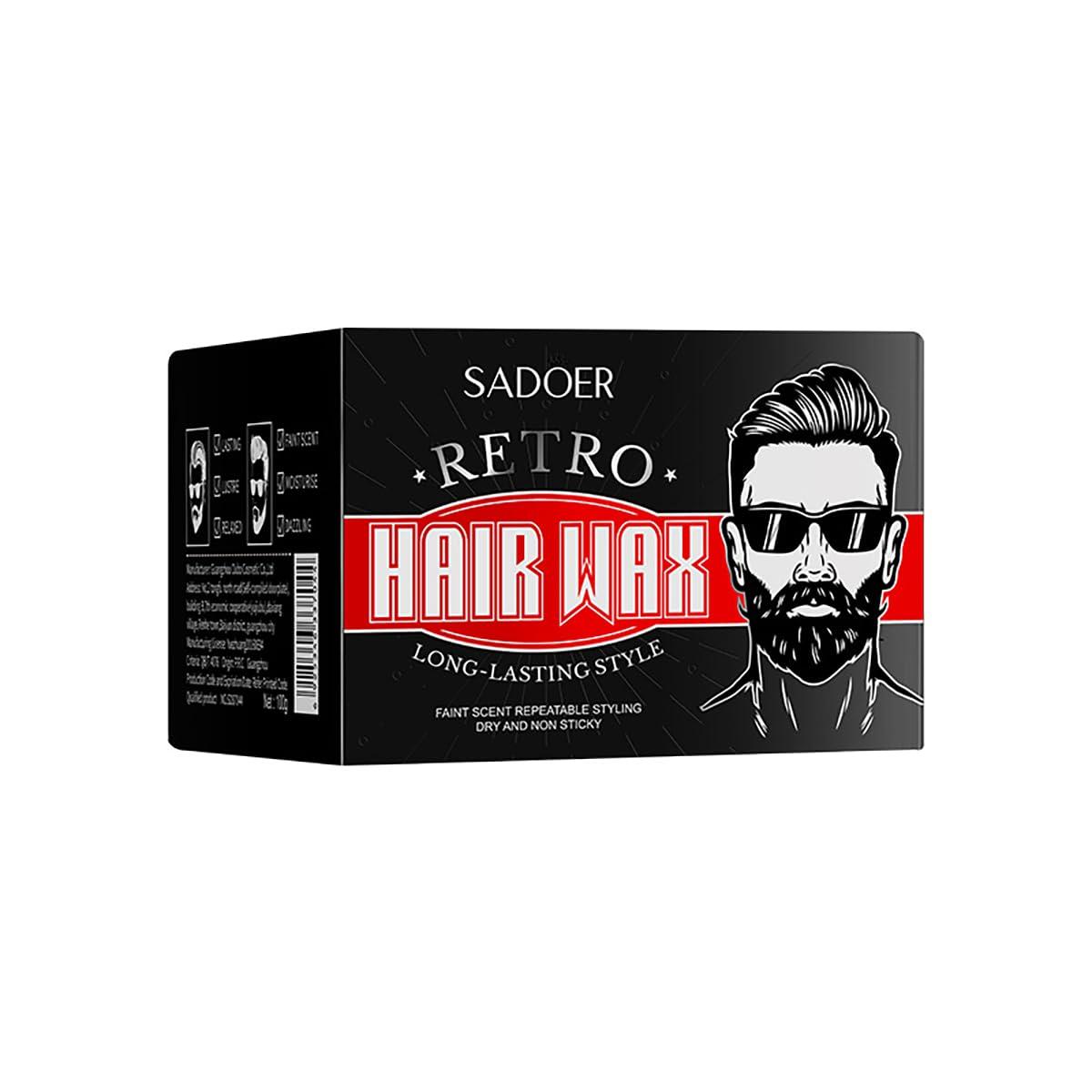 Best price for SADOER Retro Hair Wax – Strong Hold & Natural Shine for ...