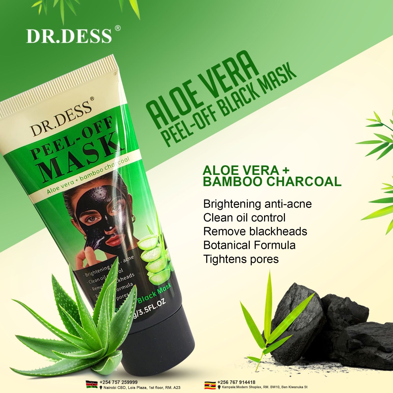 Best price for Dr. Dess Aloe Vera Peel-Off Mask, Deep Cleansing ...