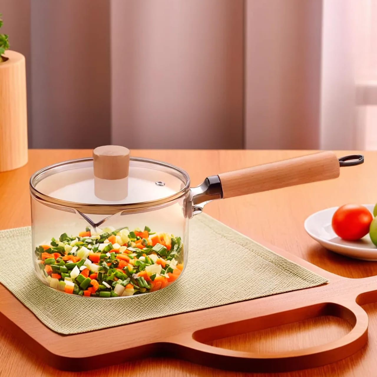 Best price for 1.8L High Boron Heavy borosilicate glass cooking pot ...