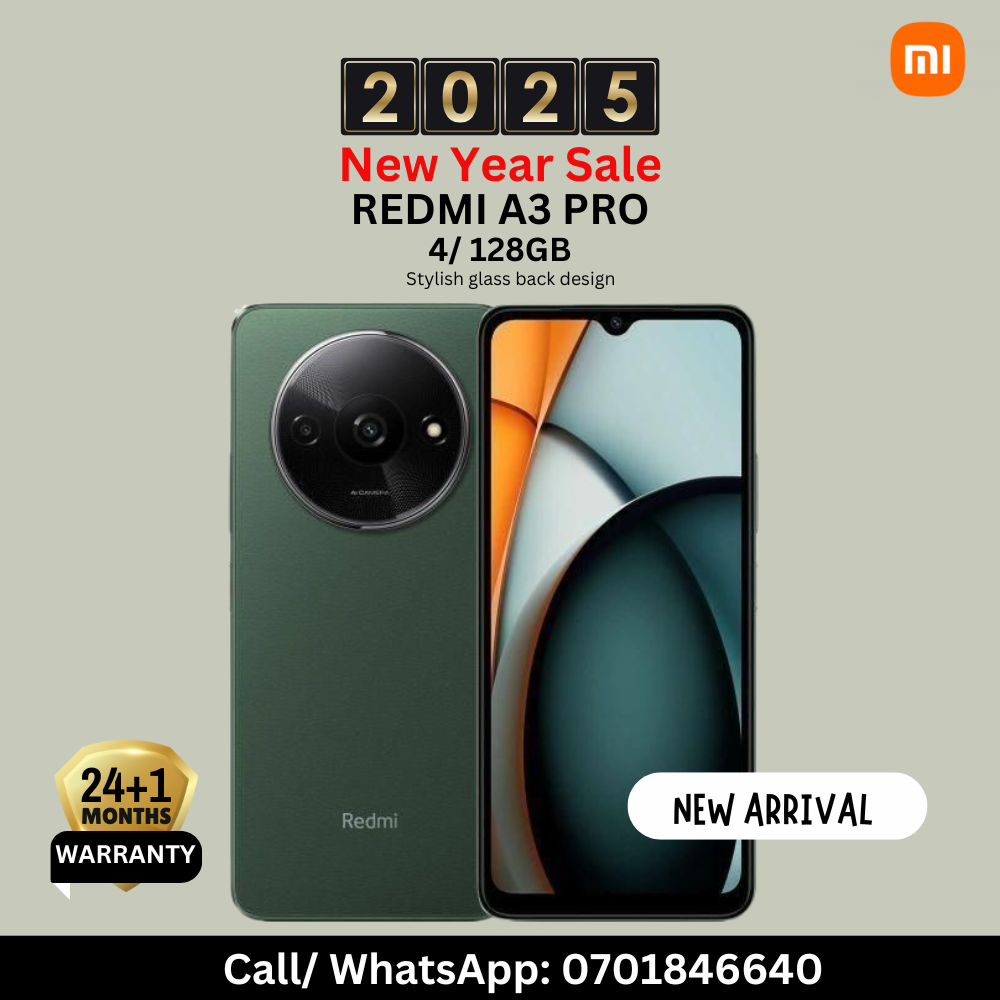 Best price for Redmi A3 PRO 6.71" 128GB + 4GB 4G Network 5160mAh Battery 8MP AI Camera 10W Fast ...