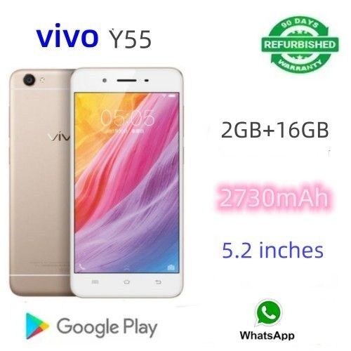 Best price for Refurbished Vivo Y55 16GB+2GB 8MP+5MP smartphone 5.2-inch LED display 2G/3G/4G ...
