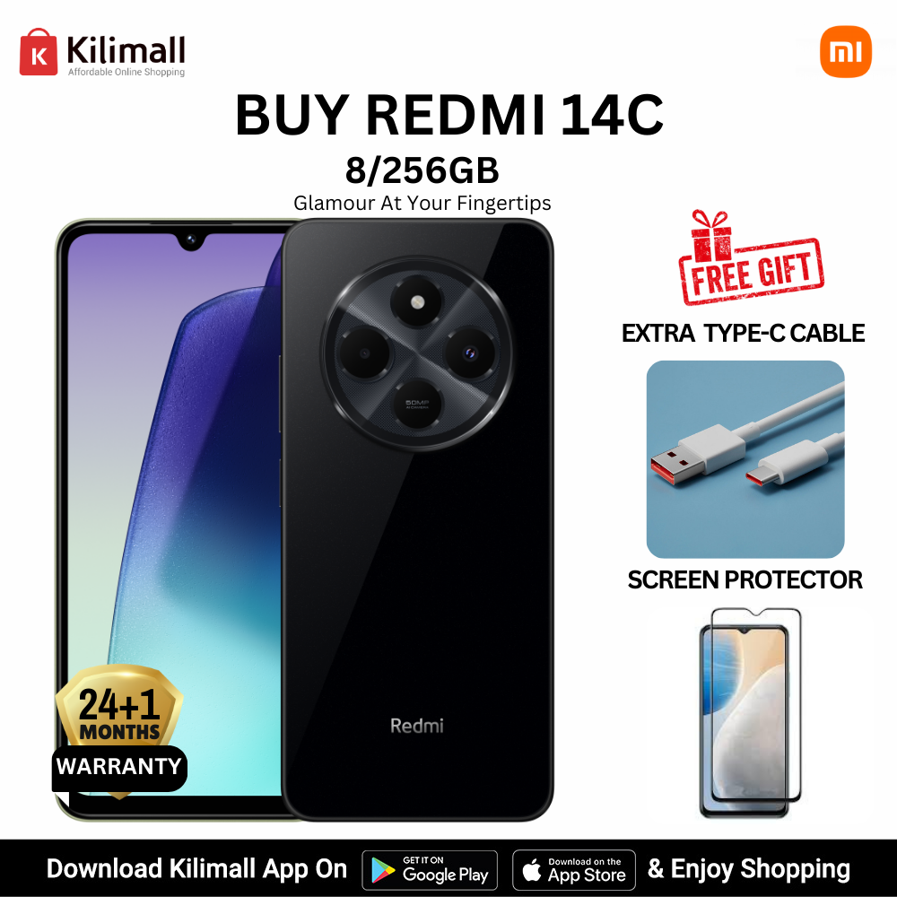 Best price for [Limited Time Offer] XIAOMI Redmi 14C 6.88" Screen 8GB RAM + 256GB Storage Dual ...