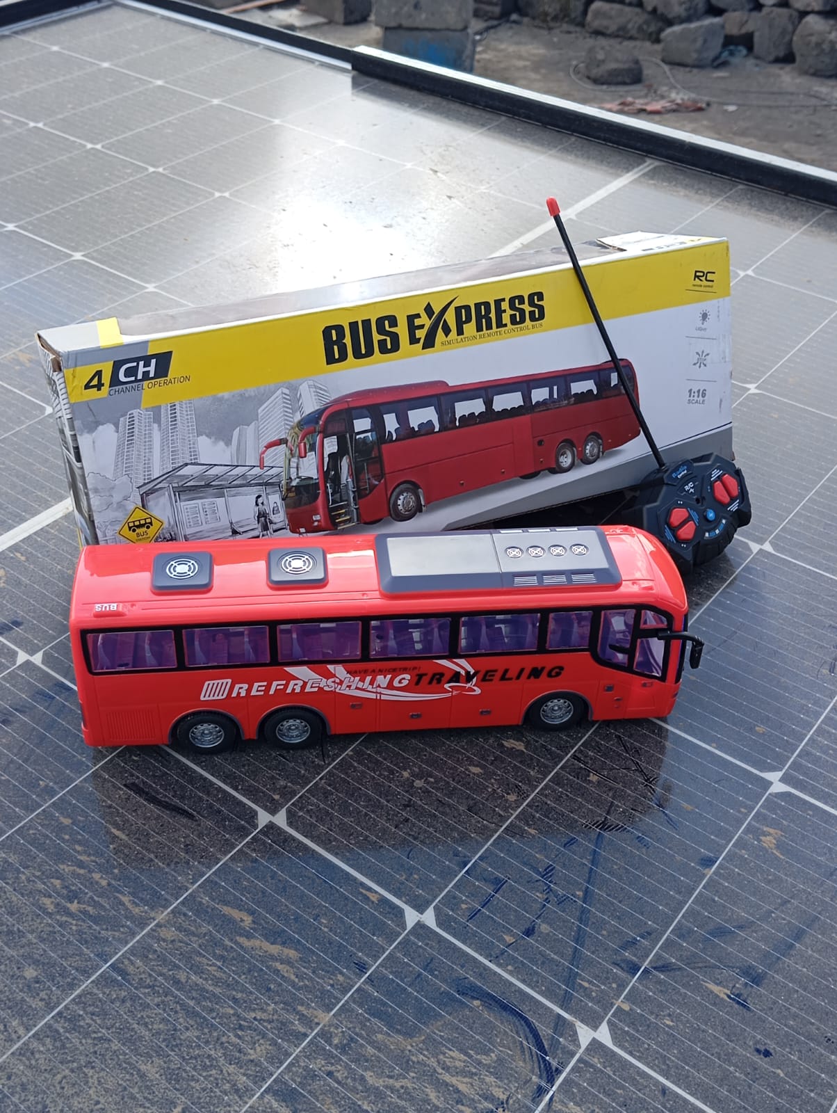 Best price for 🪻CITY BUS🌿🥰1/30 Rc Bus Electric Remote Control Car with ...