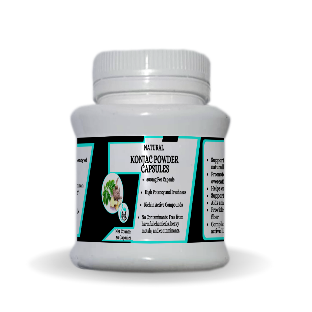 Best price for Mekis Natural's Konjac Root Powder Capsules - Supports ...