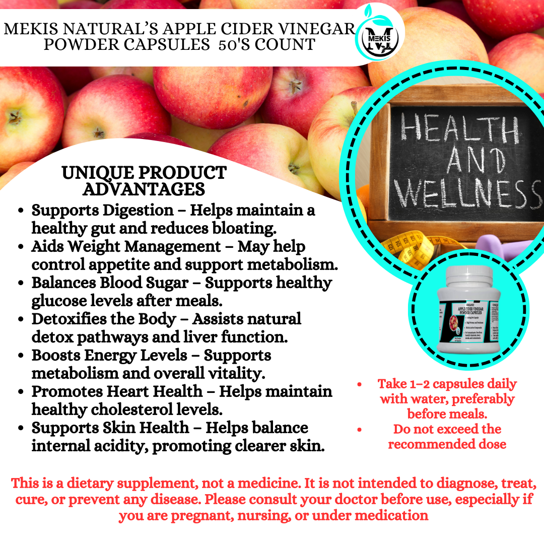 Best price for Apple Cider Vinegar Powder Capsules -Supports Digestion ...