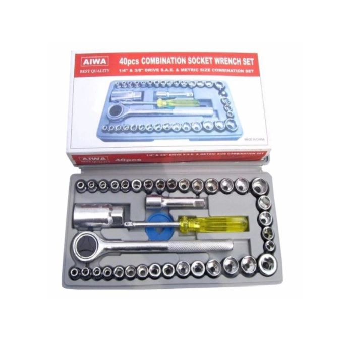Best price for 40 Pcs Combination Socket Wrench Set