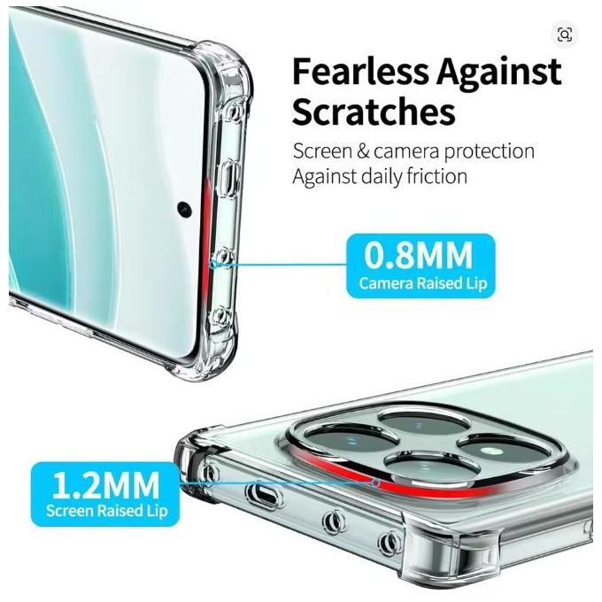 Best price for Xiaomi Redmi Note 14 Pro Back Cover Transparent, Clear ...