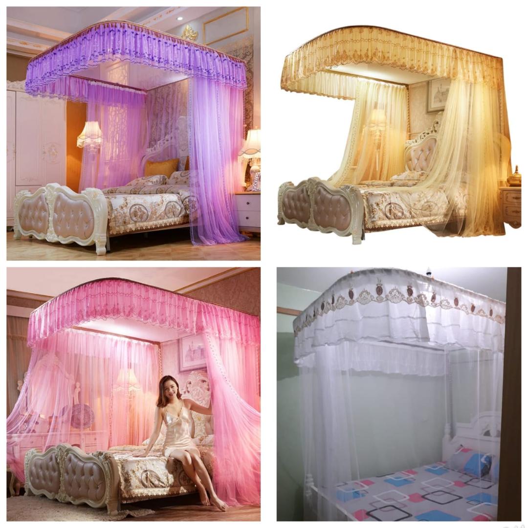Best price for Two Stand Rail Mosquito Net with Sliding Rail