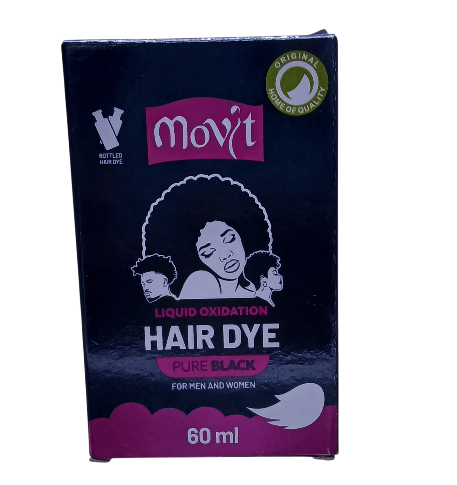 Best price for Movit Hair Dye (pure Black) permanent - Liquid Oxidation ...