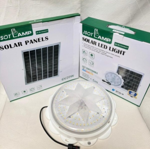 Best price for Solar Powered Ceiling Light With Remote Control Color-as ...