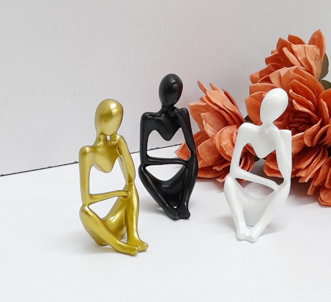 Best price for INNOVATIVE 1pc Thinker Man Statue Modern Art Showpiece ...