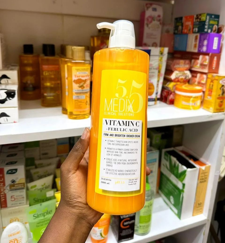 Best price for MEDIX 5.5 Vitamin C Ferulic Acid Shower Cream 1000ml Brightening Antioxidant ...