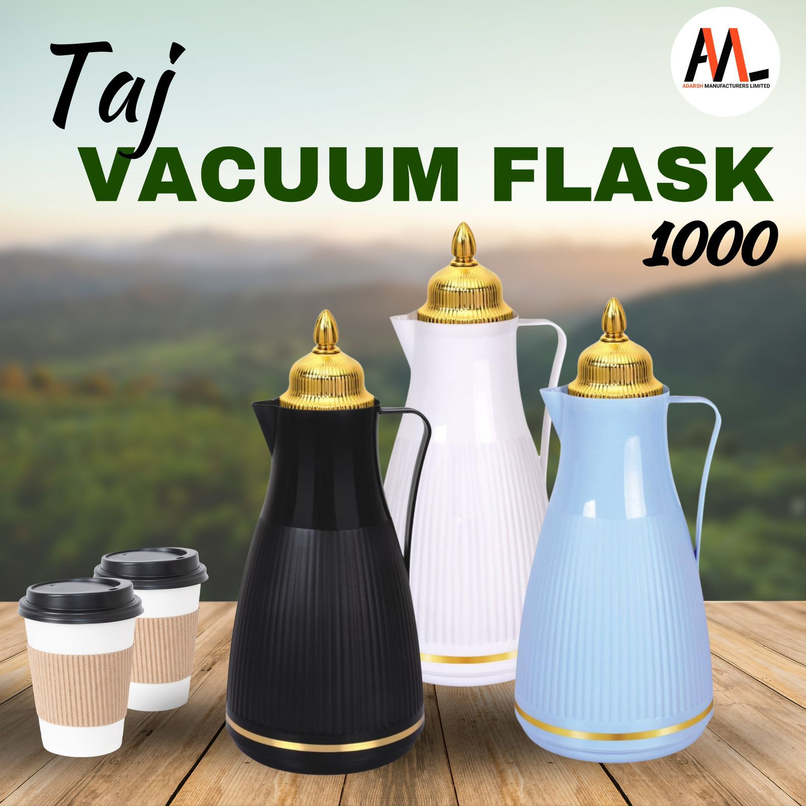 Exclusive discounts for Taj vacuum flask 1000 1.0 ltr
