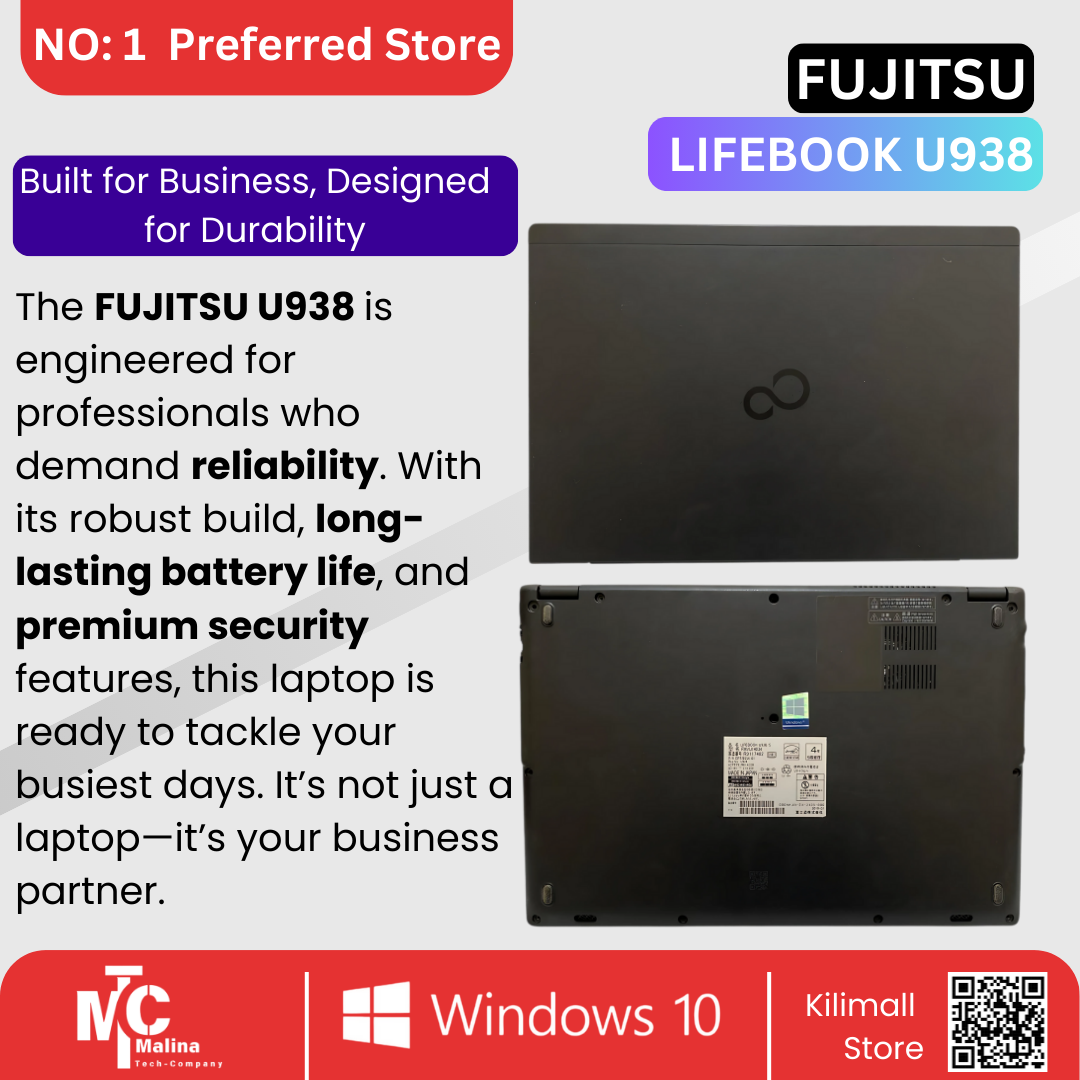 Best price for FUJITSU U938 Ultra-Portable Laptop – Intel Core i5-7200U ...