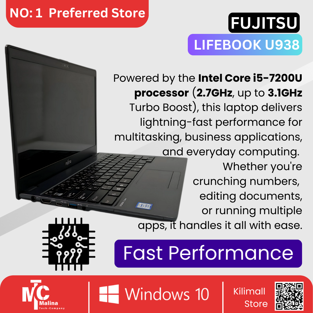 Best price for FUJITSU U938 Ultra-Portable Laptop – Intel Core i5-7200U ...