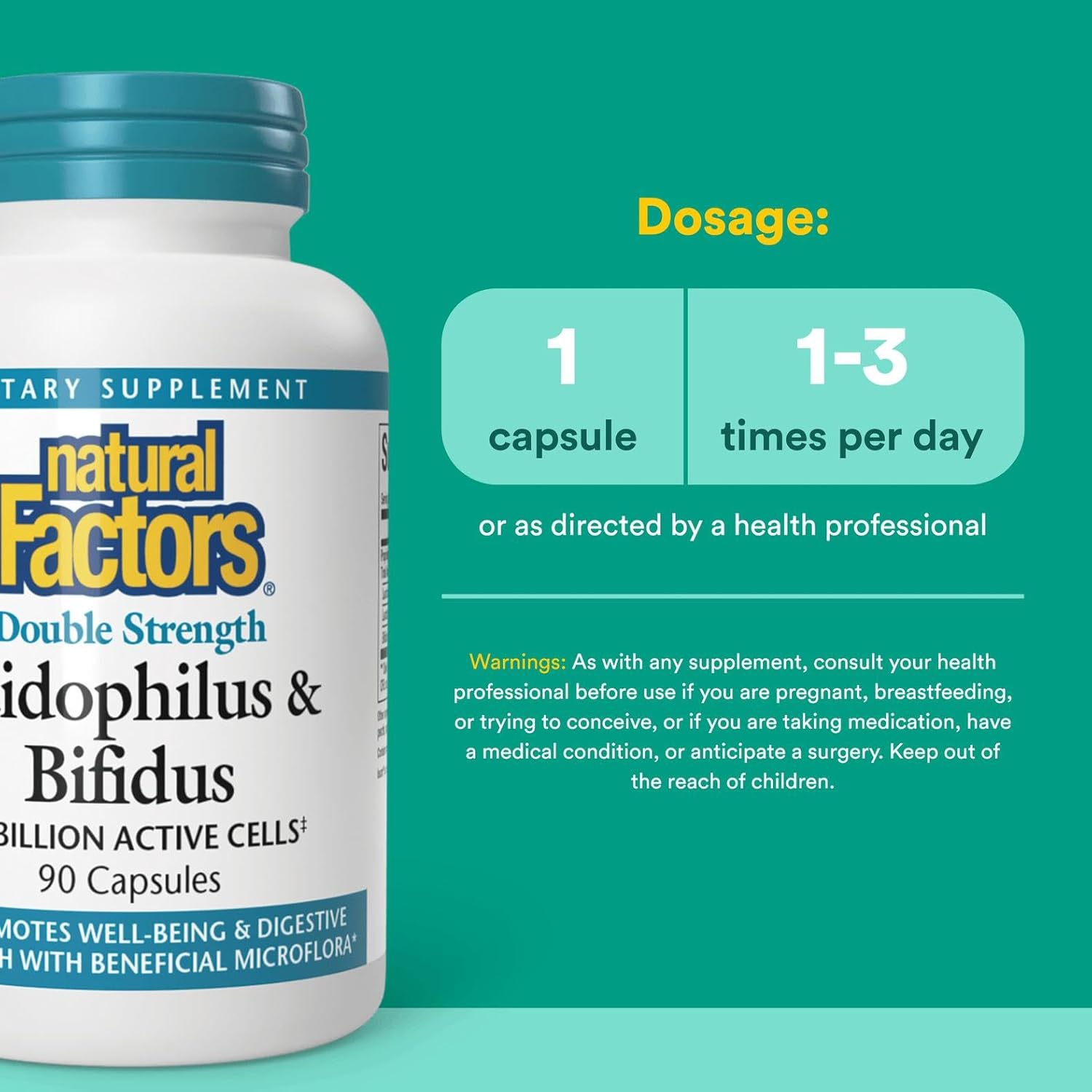 Best price for Natural Factors Probiotic and Prebiotic - Acidophilus ...