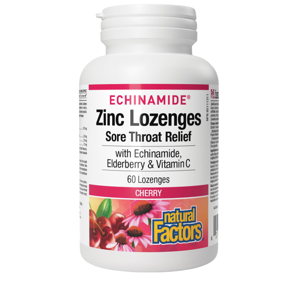 Best price for Natural Factors Zinc Lozenges 60s- Cold, Flu-cough, sore ...