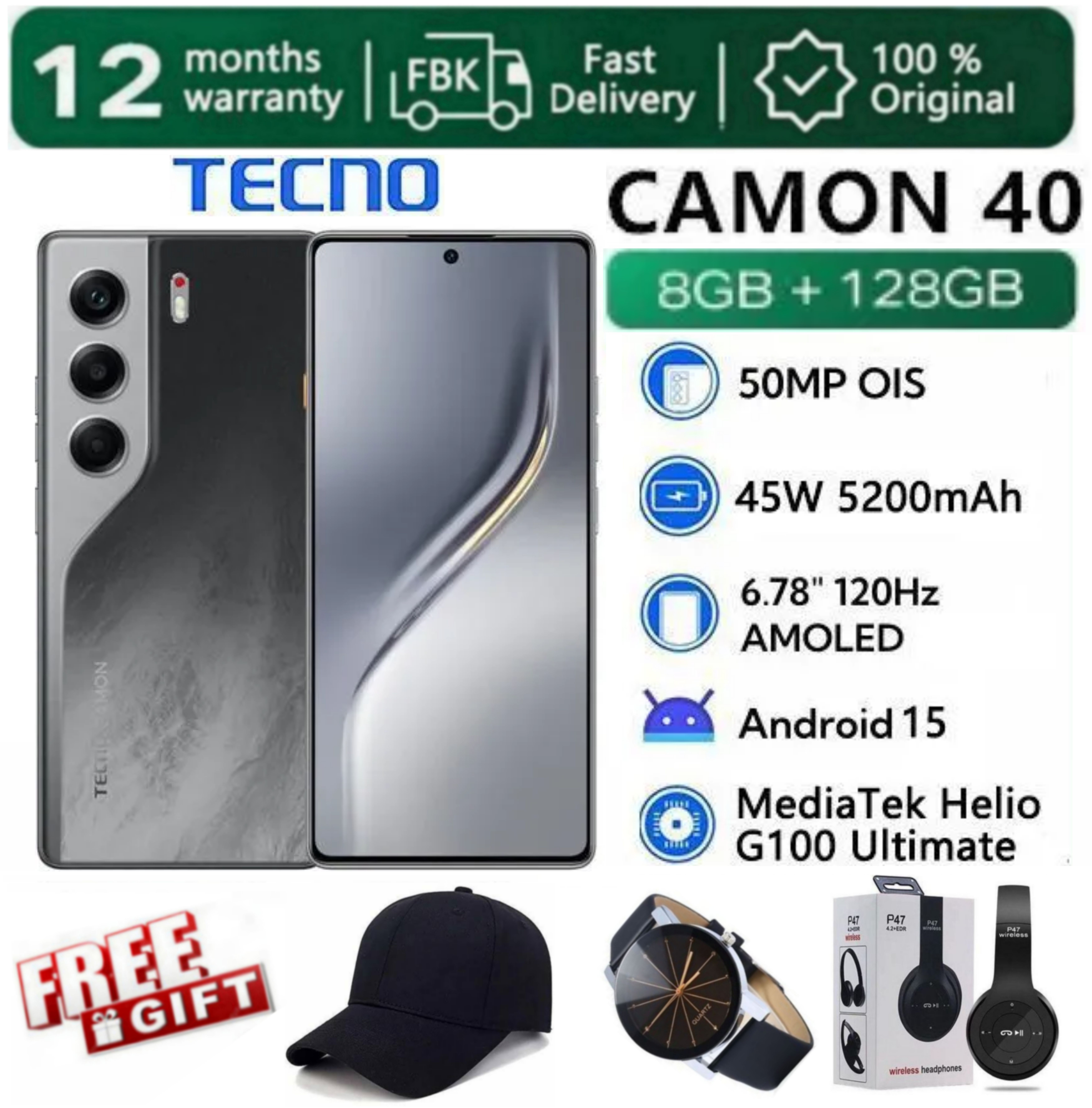 Best price for [SUPER DEALS!!!] TECNO CAMON 40 128GB ROM Storage + 16(8 ...