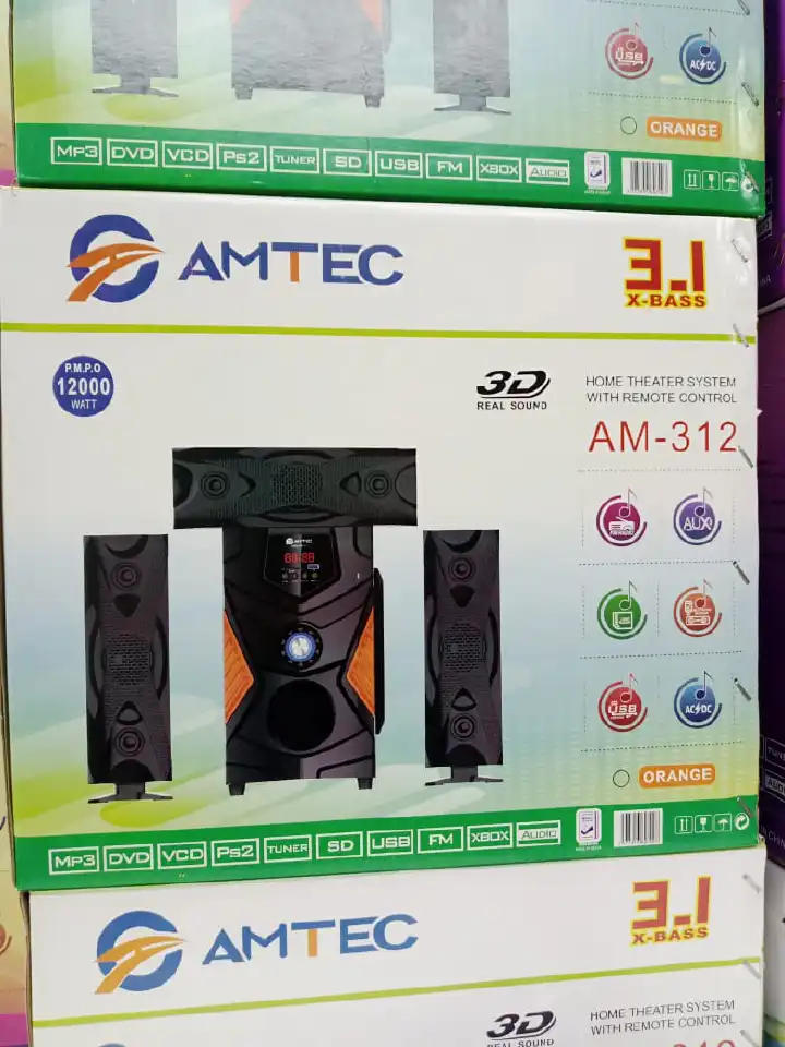 Best price for New AMTEC AM-312 3.1 Bluetooth Sub-woofer 12000Watts ...