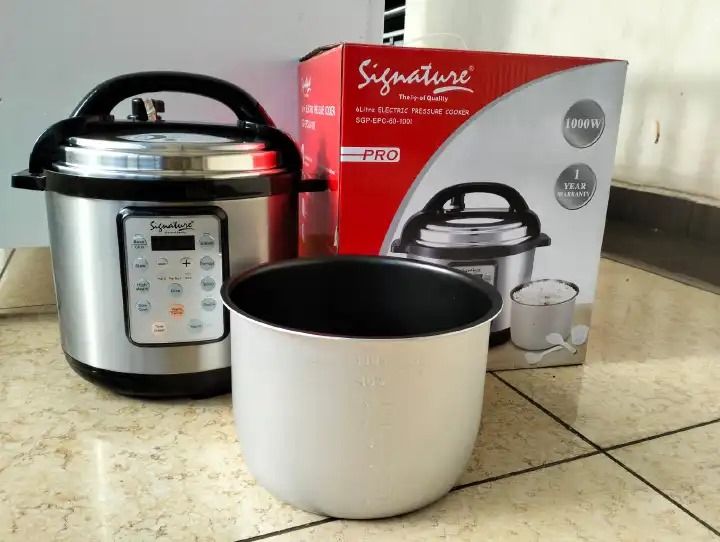 Best price for Signature Electric Pressure Cooker 6 Liters Capacity ...