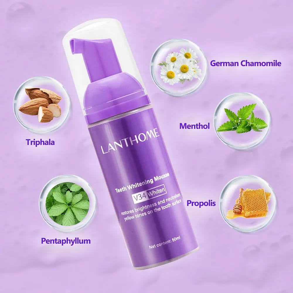 Best price for Lanthome Teeth Whitening Toothpaste Mousse | Teeth ...