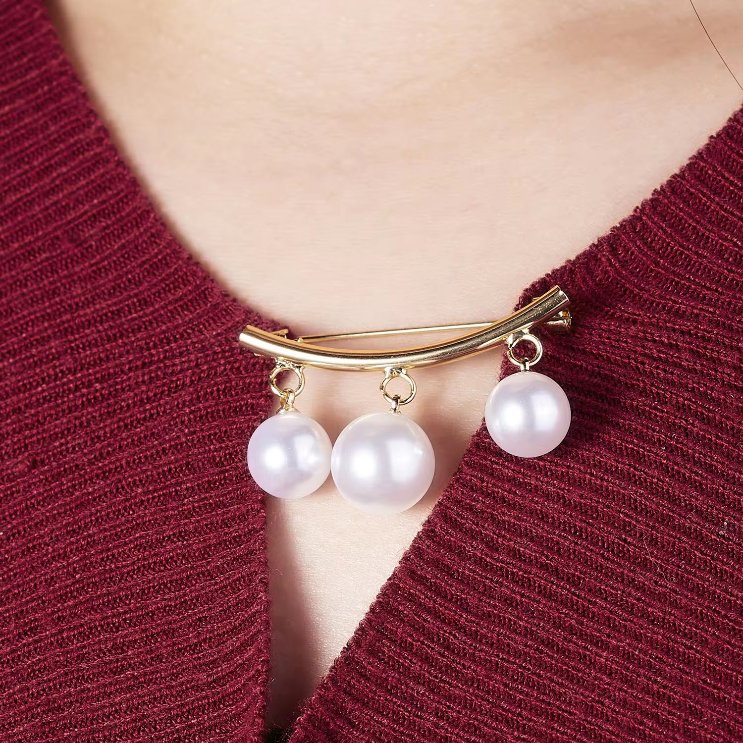 Best price for Elegant Fashion Pearls Brooch Pins For Women Fixed ...