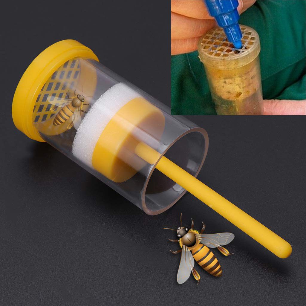 Best price for Queen Bee Marker Queen Marking Tube Bee Marking Cage Bottle Tube with Soft ...