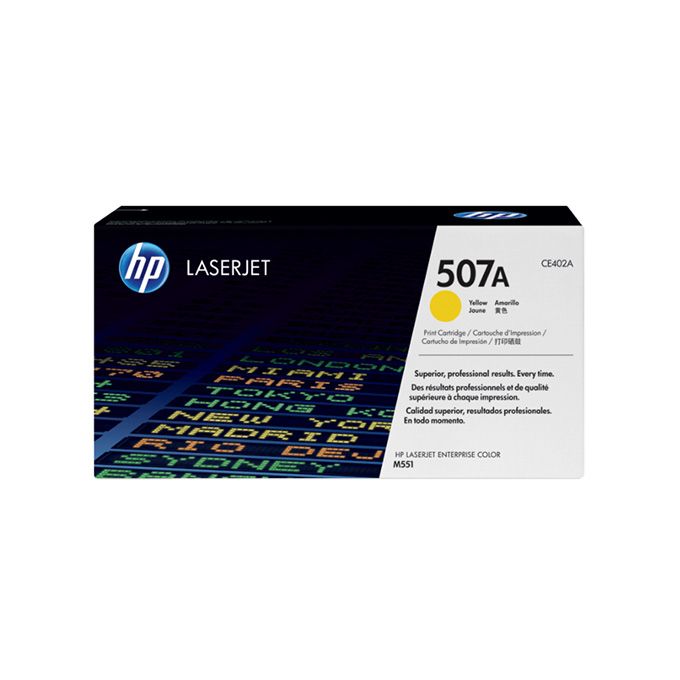 Best price for HP 507A LaserJet Toner Cartridge YELLOW (CE402A Color ...