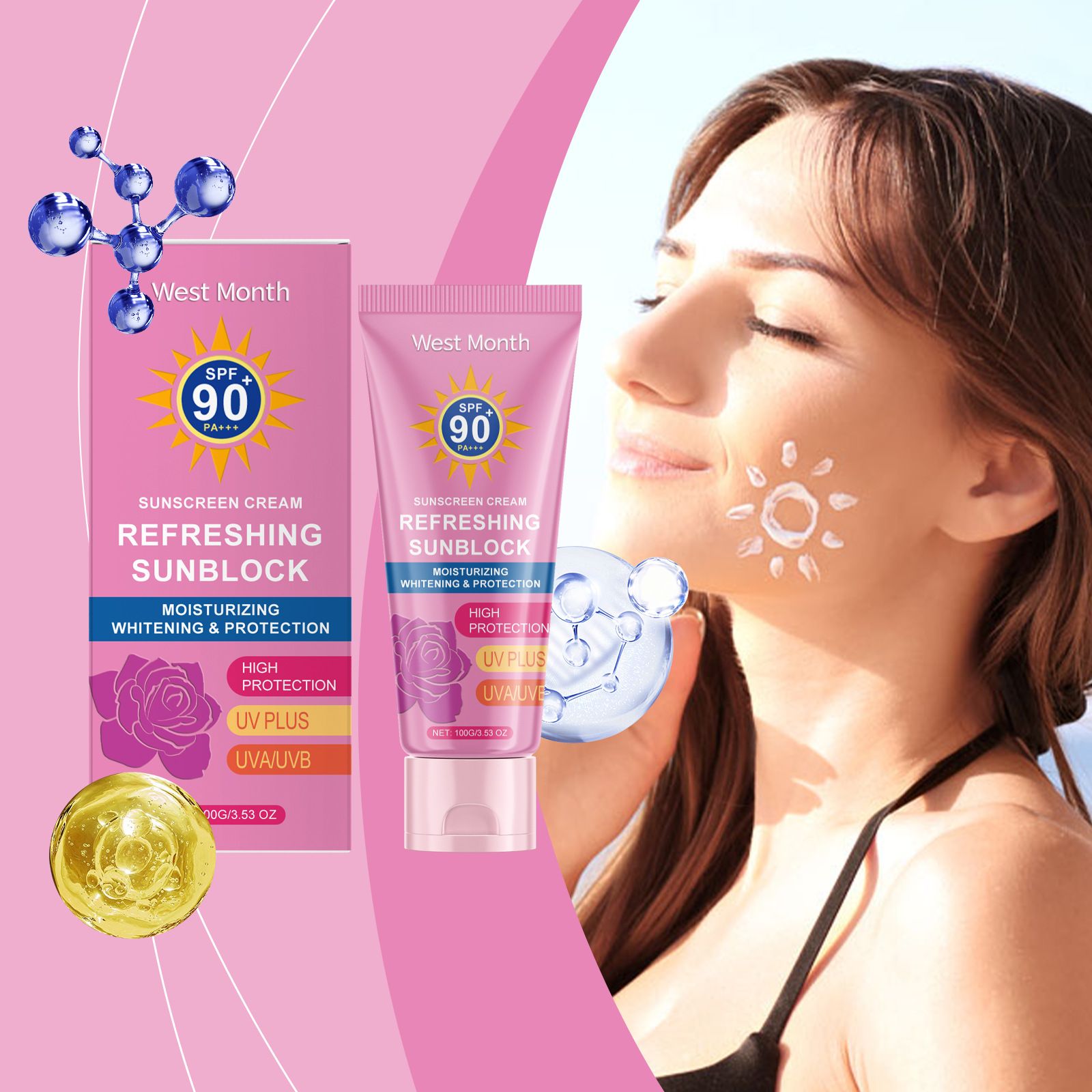 Best price for Sunscreen Cream Refreshing Sunblock, Moisturizing ...
