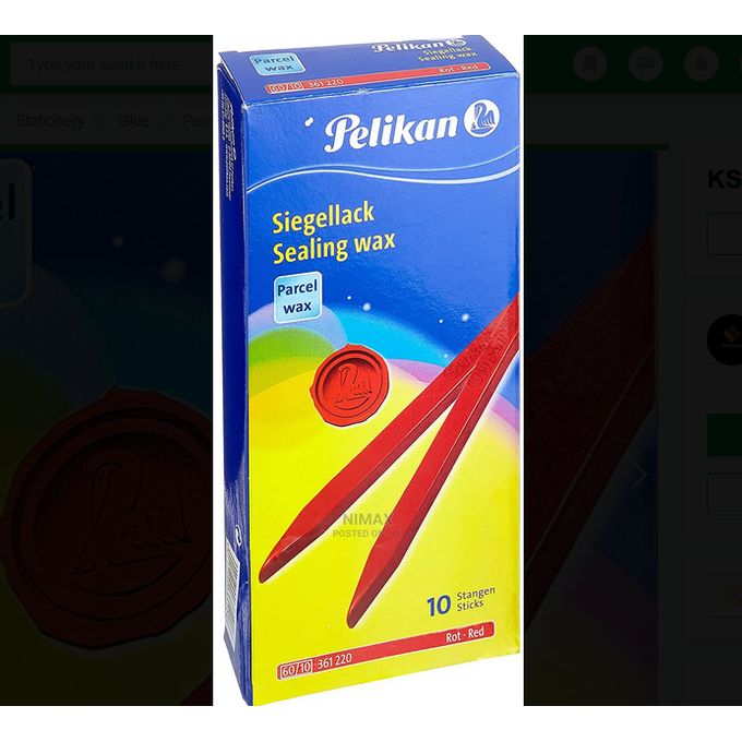 Best price for Parcel Wax 10 Sticks Sealing Wax STICK PRO BALL PEN BOX ...