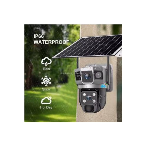 Best price for Solar Light V380 Pro 4MP Dual Lens Solar Panel Security ...