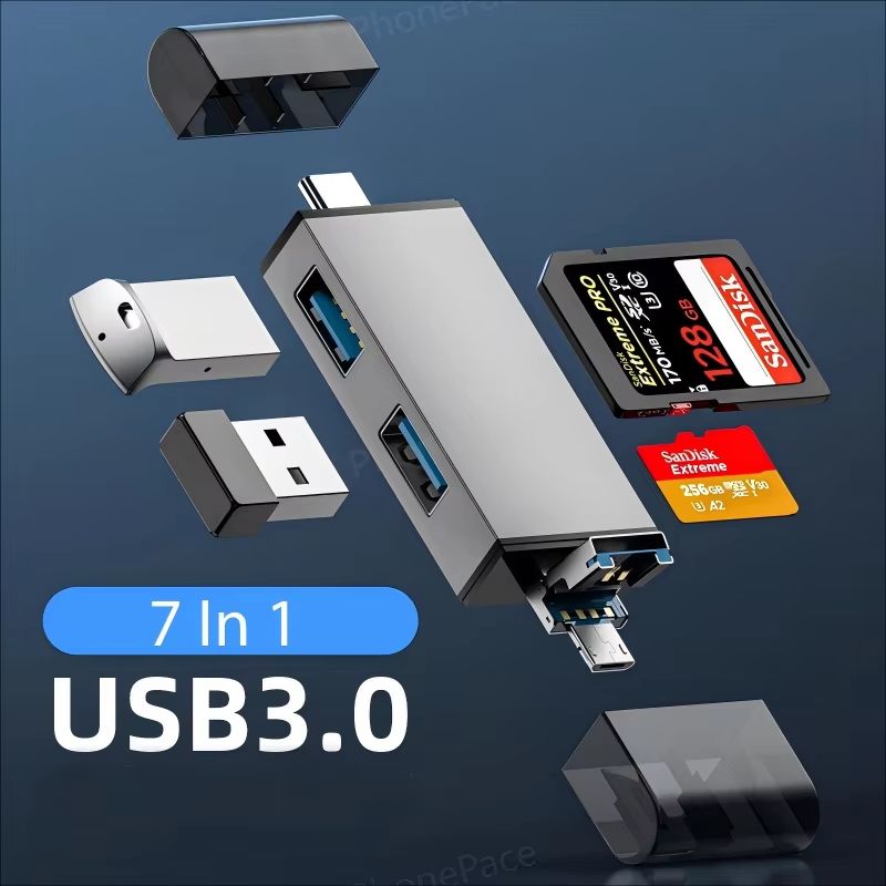 Best price for 7 In 1 Multifunction Usb 3.0 Card Reader Micro TF SD ...