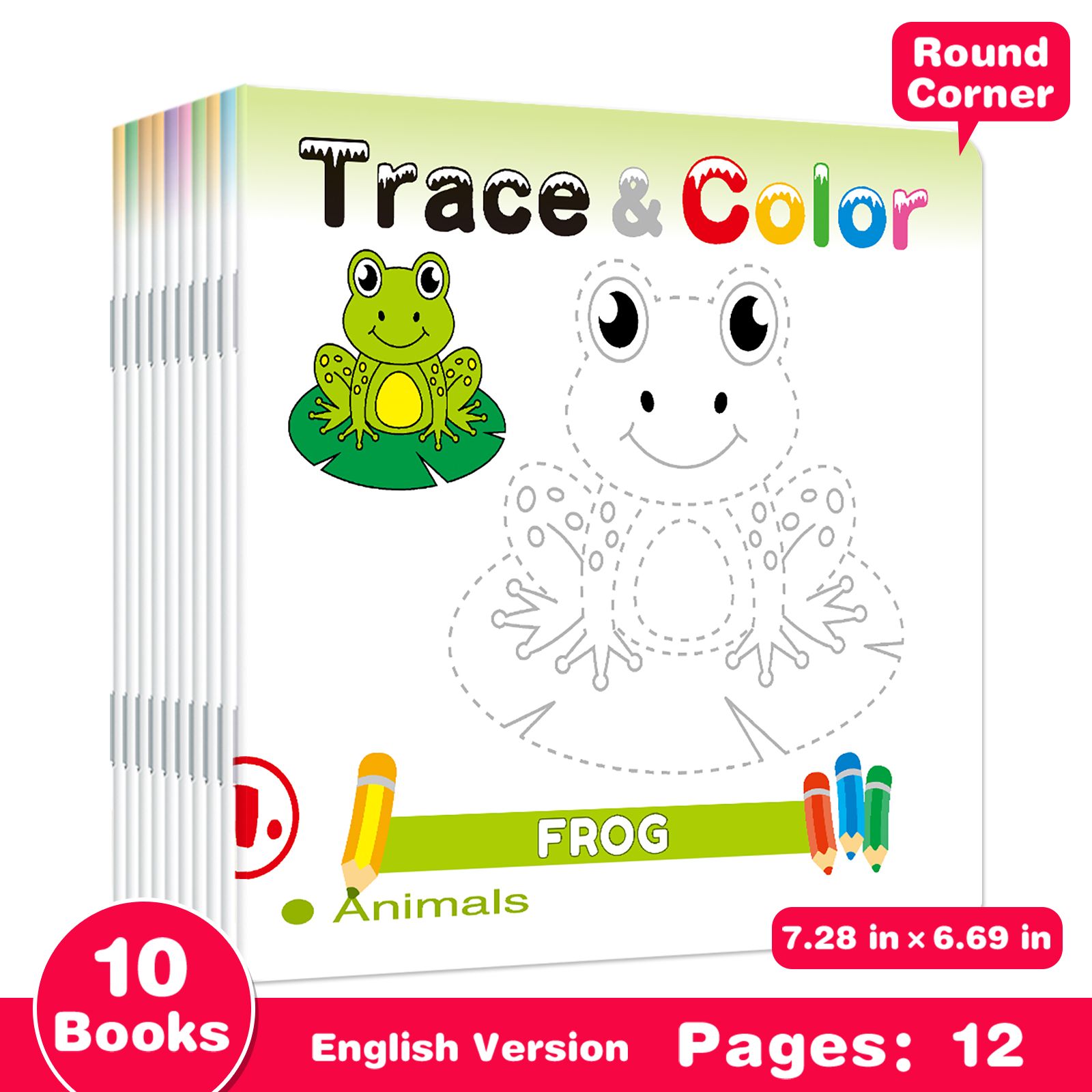 Best price for 10-Book Set: Trace And Color Activity Books For Kids ...