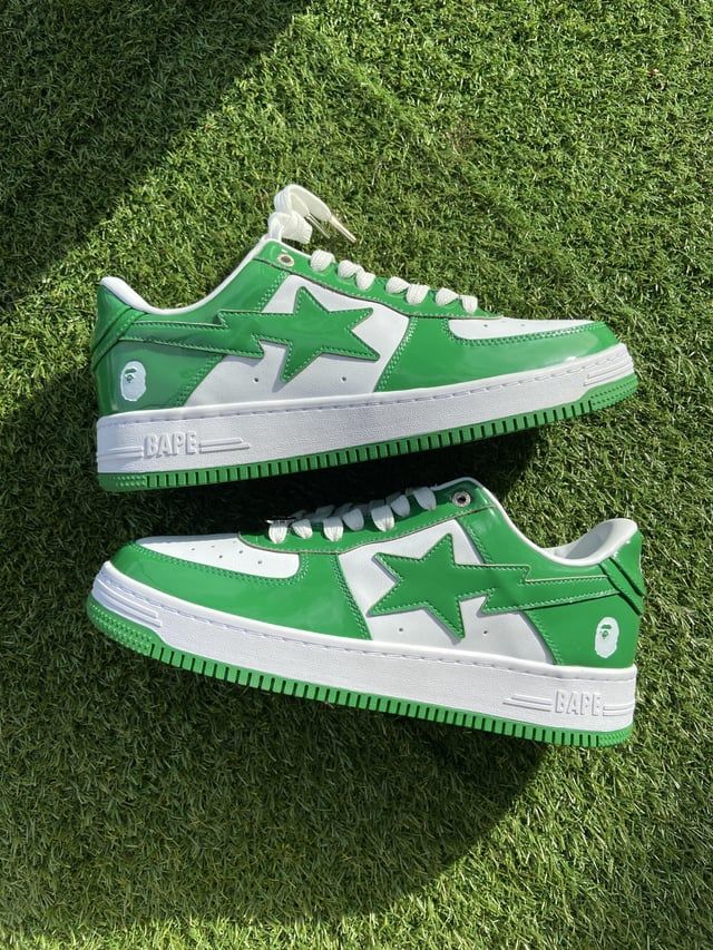 Best price for A Bathing Ape Sneakers Color-Green Size-EU38 1000246780