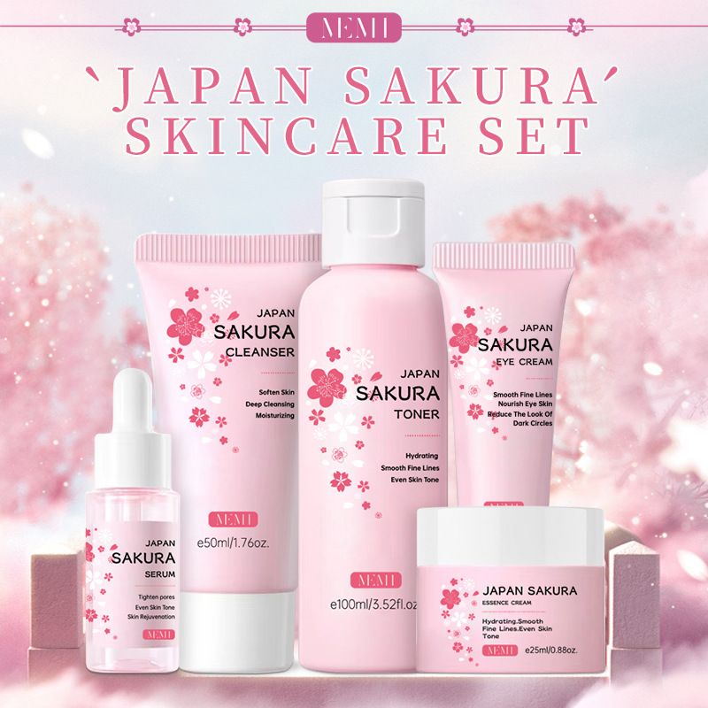 Best price for Sakura Kit Skin Care Sets Moisturizing and Reducing Fine Lines Cleansing Pore ...