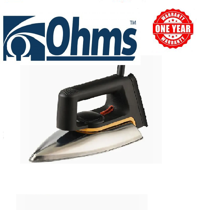 Best price for Ohms Dry Iron 1000W Odi-690 brand new modern iron box ...