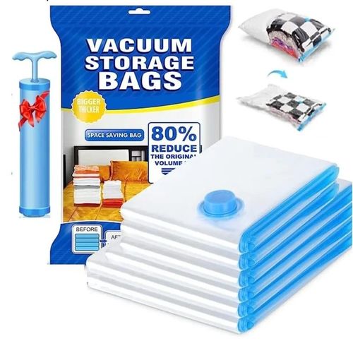 Best price for 5pcs set Vacuum Storage Bags with pump