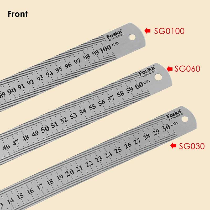 Best price for 60cm Stainless Steel Ruler Color-Gray Size-60 1000308782