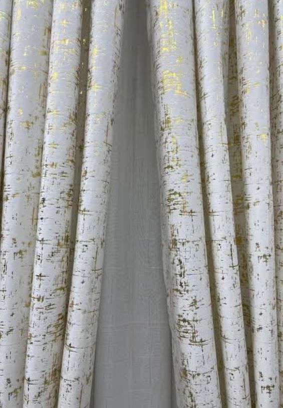 Best price for Set of 3 -2 curtains 1.5m each and 3M sheer Color-Cream ...