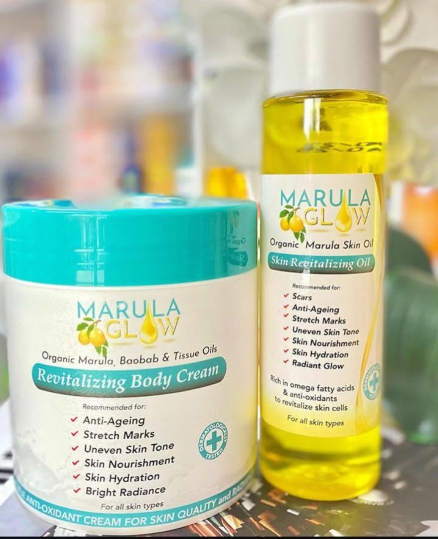 Best price for 2 In 1 Marula Glowing Body Set : Revitalizing Body Cream ...