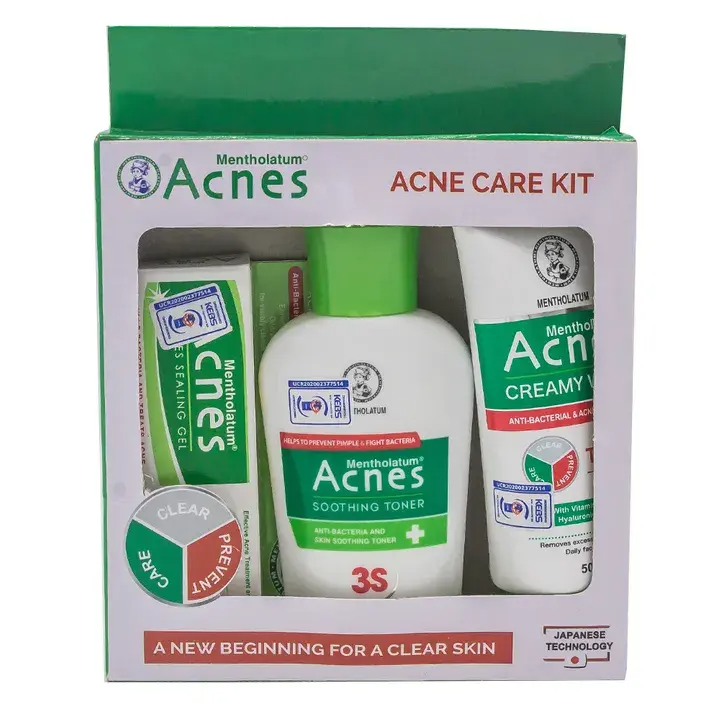Best price for ACNES Acne & Pimple Treatment Kit Creamy Face Wash ...