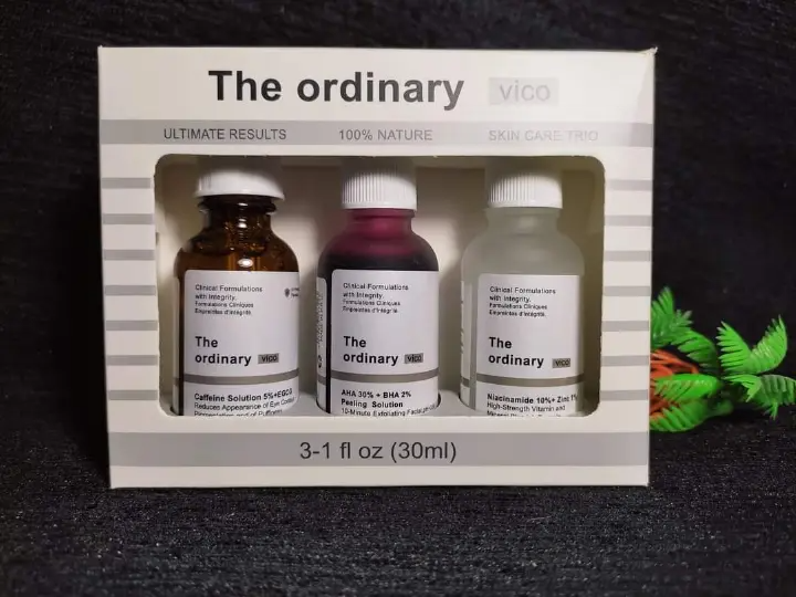 Best price for The Ordinary 3in1Vico Skin Care Trio Set AHA Peeling ...