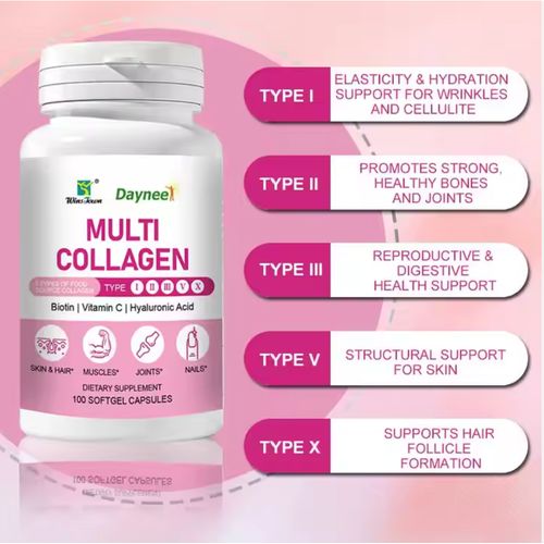 Best price for Daynee Multi Collagen Type 1 2 3 4 5 Biotin, Vitamin C ...