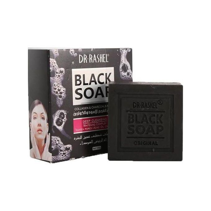 Best price for Dr. Rashel Black Soap with Collagen & Charcoal, Acne ...