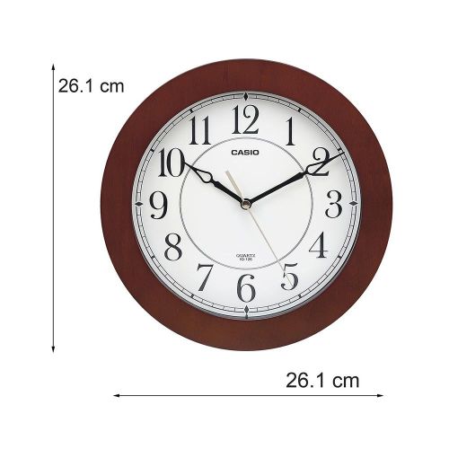 Best price for Casio Wall Clock IQ-526-5 260mm Smooth Movement Home ...