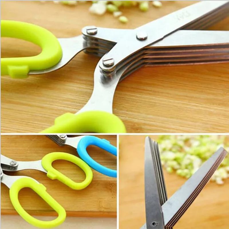 Best price for Multifunctional 5 layer herb scissors