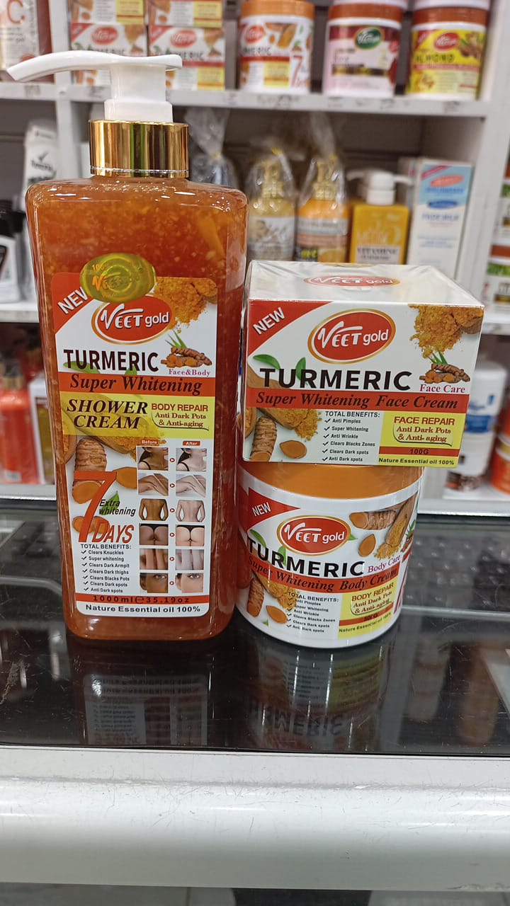 Best price for 3 in 1 pack veet gold turmeric super whitening shower ...
